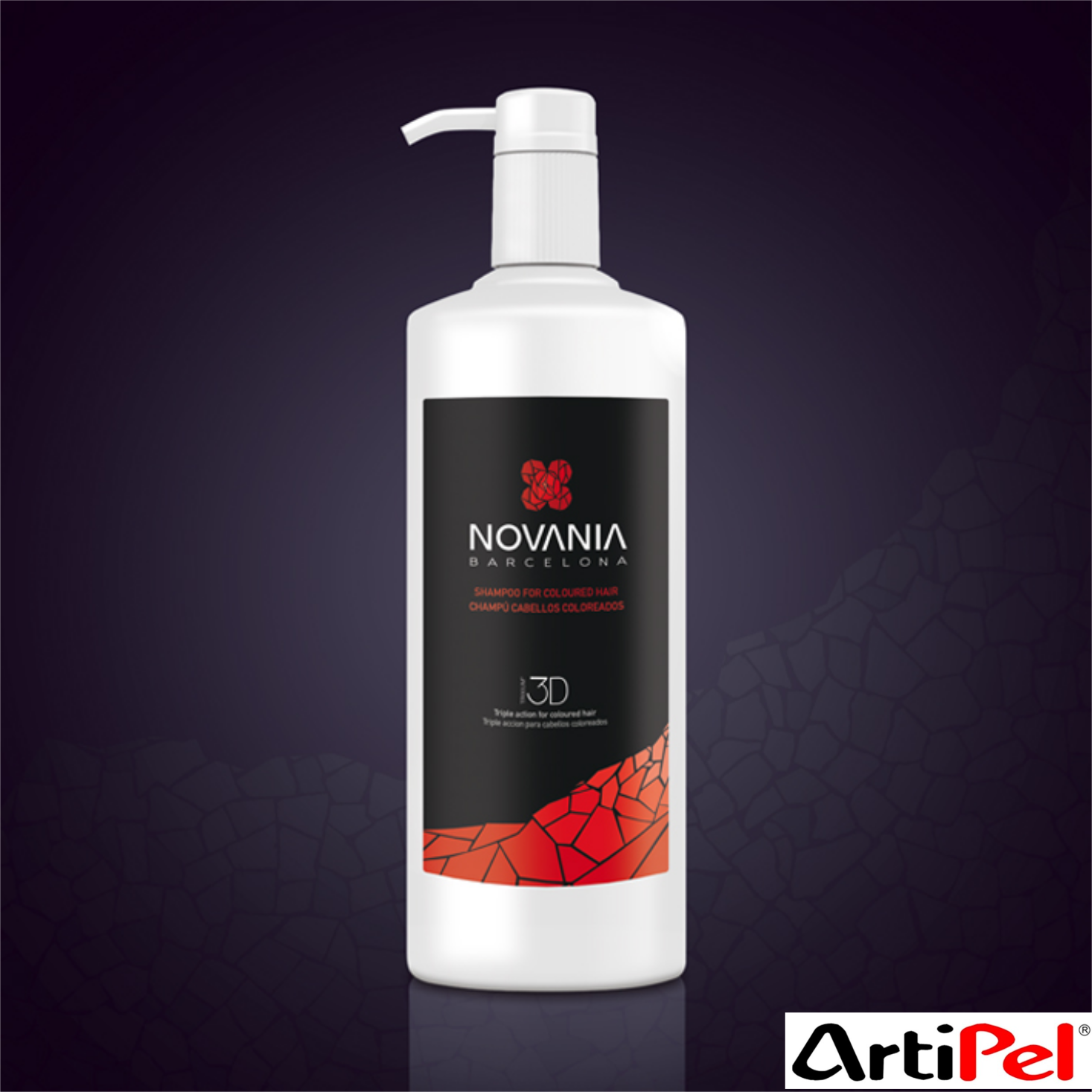 z SHAMPOO PARA CABELLOS COLOREADOS NOVANIA. Producto Exclusivo Artipel - ArtiPel