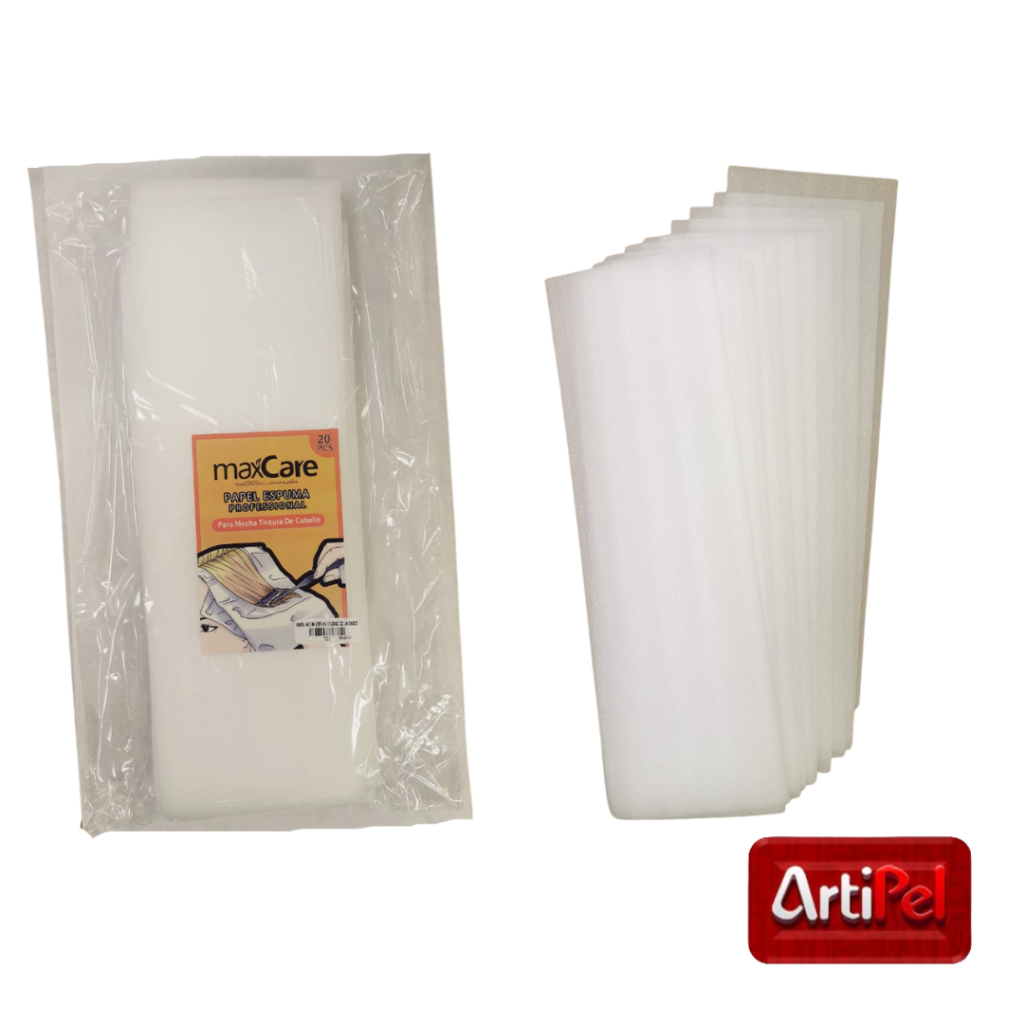PAPEL MECHA ESPUMA DELGADO 20 UNIDADES - ArtiPel