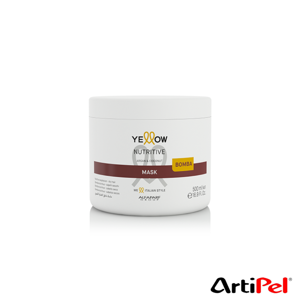 MASCARA YELLOW BOMBA NUTRITIVA CABELLO SECO 500 ml - ArtiPel