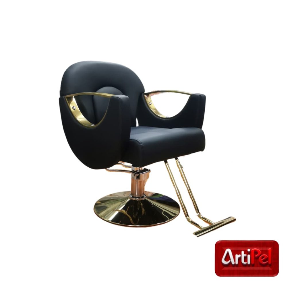 SILLON HIDRAULICO DE LUJO MANGA DORADA - ArtiPel